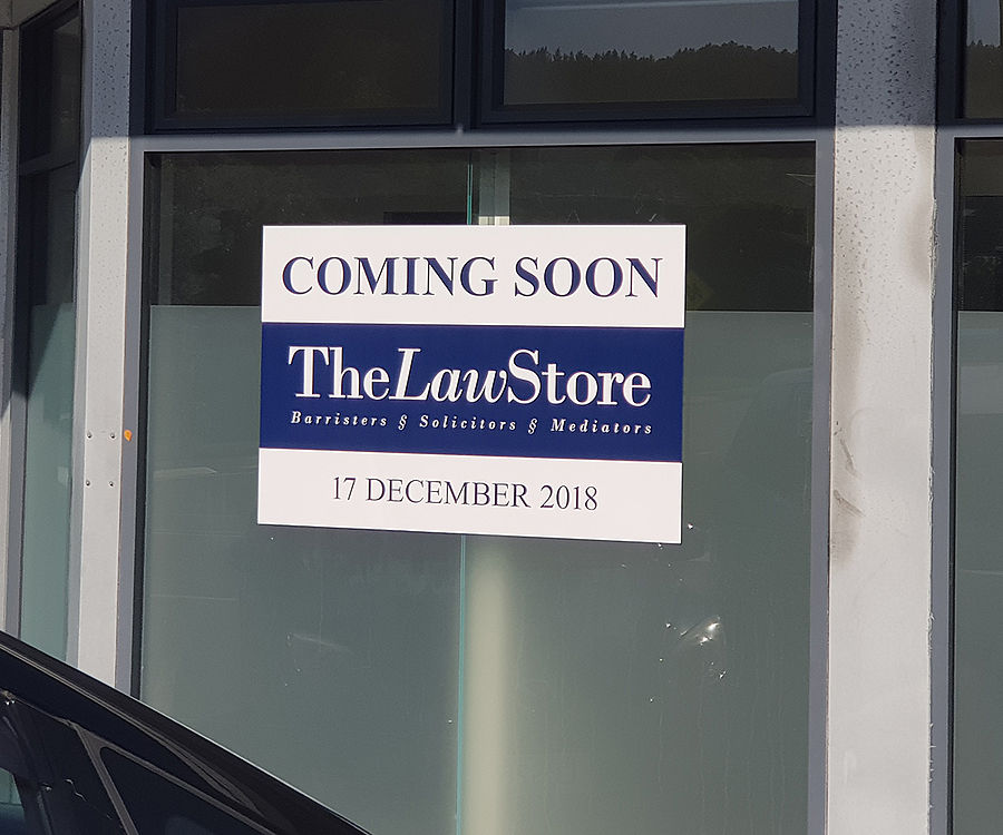 Window Graphics, Decals and Lettering | Building Signage | New Zealand