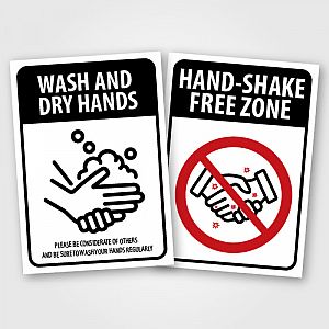 Covid19 Temporary A-Frames | Covid19 Signage & Displays | New Zealand