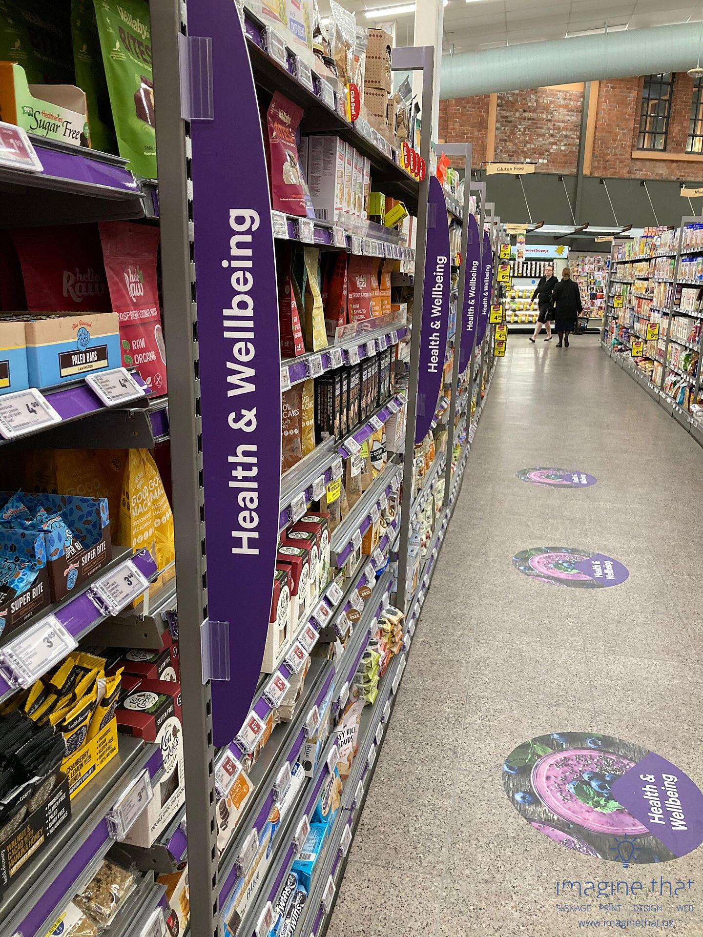 Aisle and Checkout Signage | New World | New Zealand