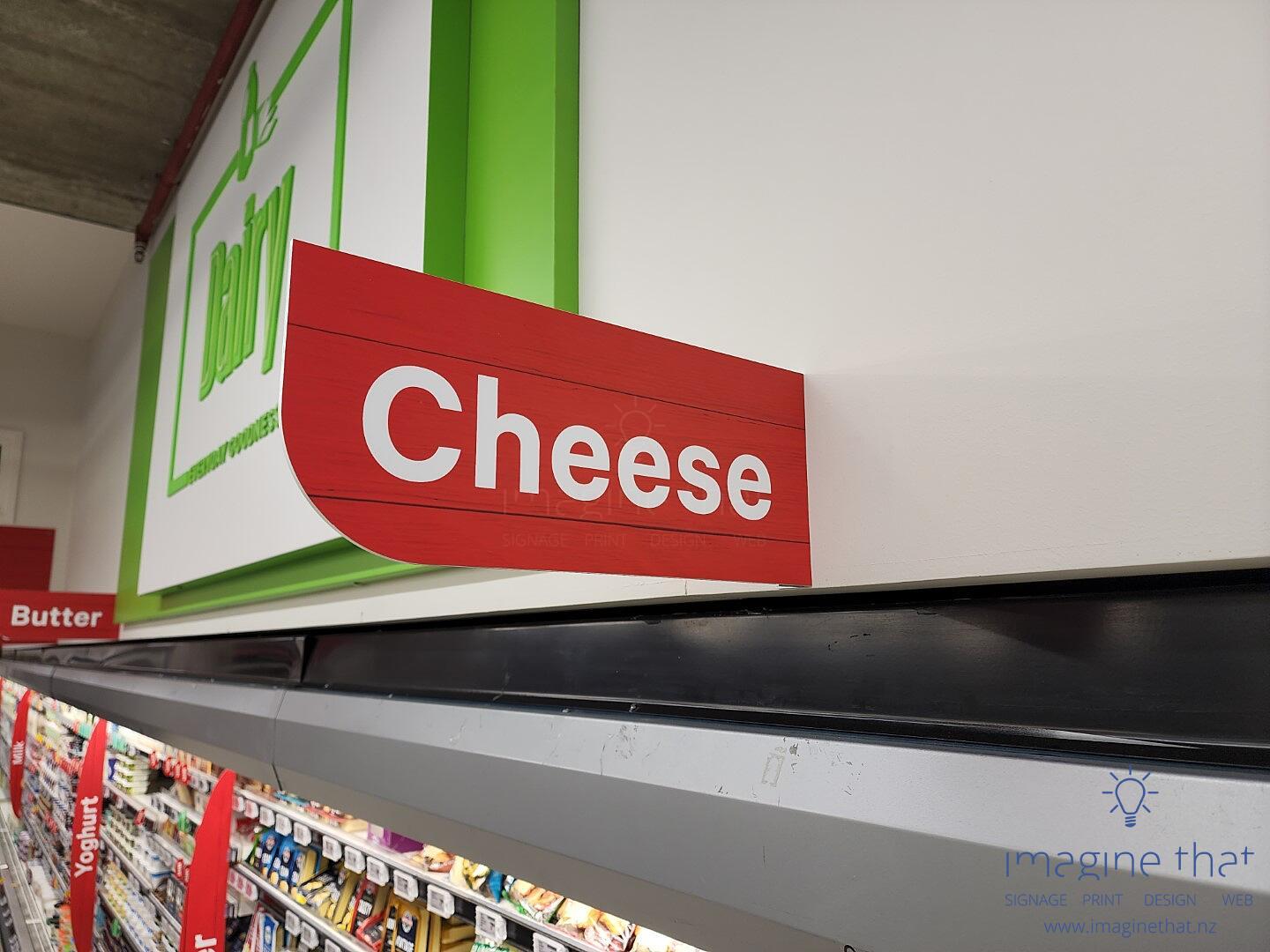 Aisle and Checkout Signage | New World | New Zealand