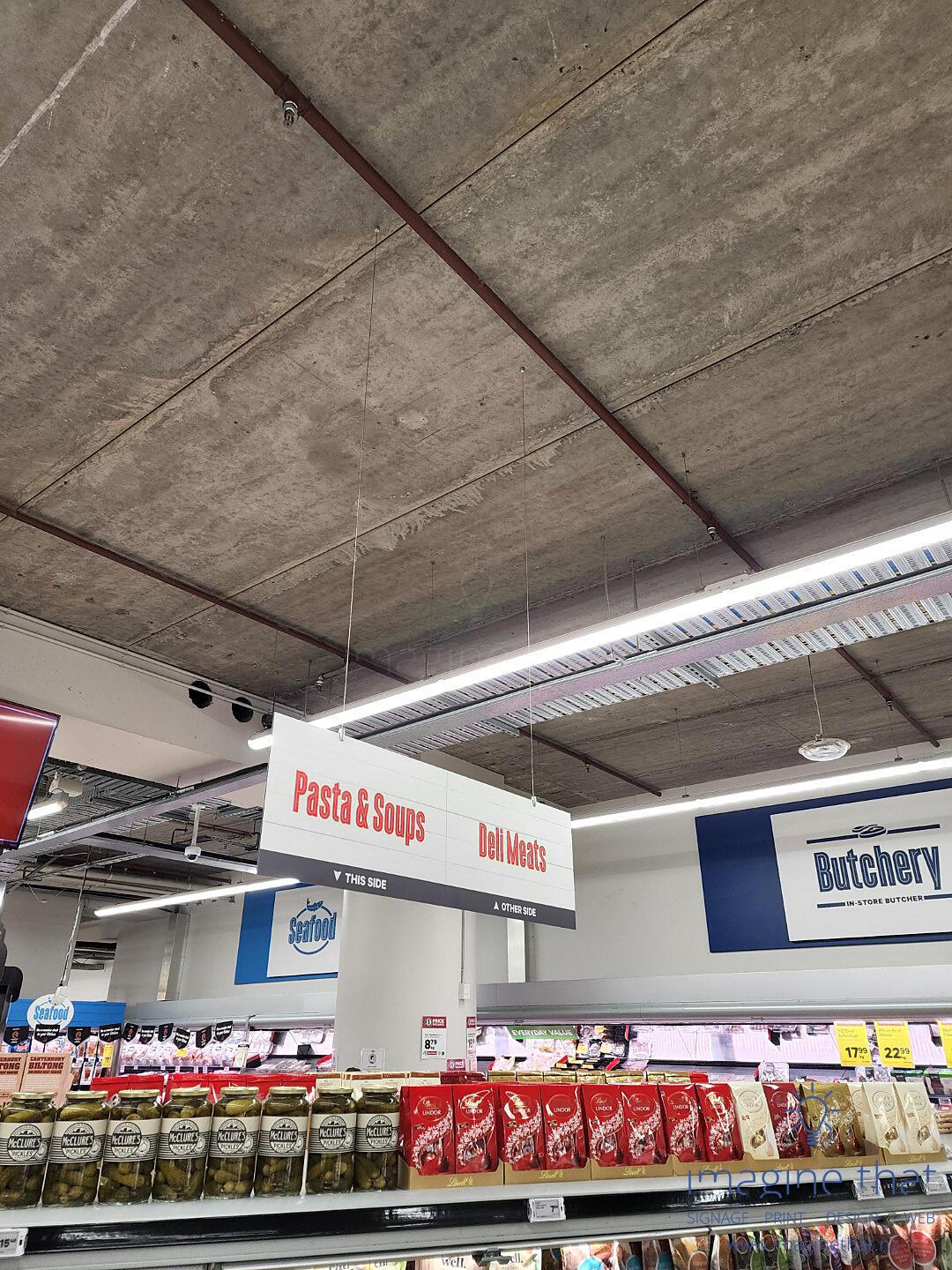 Aisle and Checkout Signage | New World | New Zealand