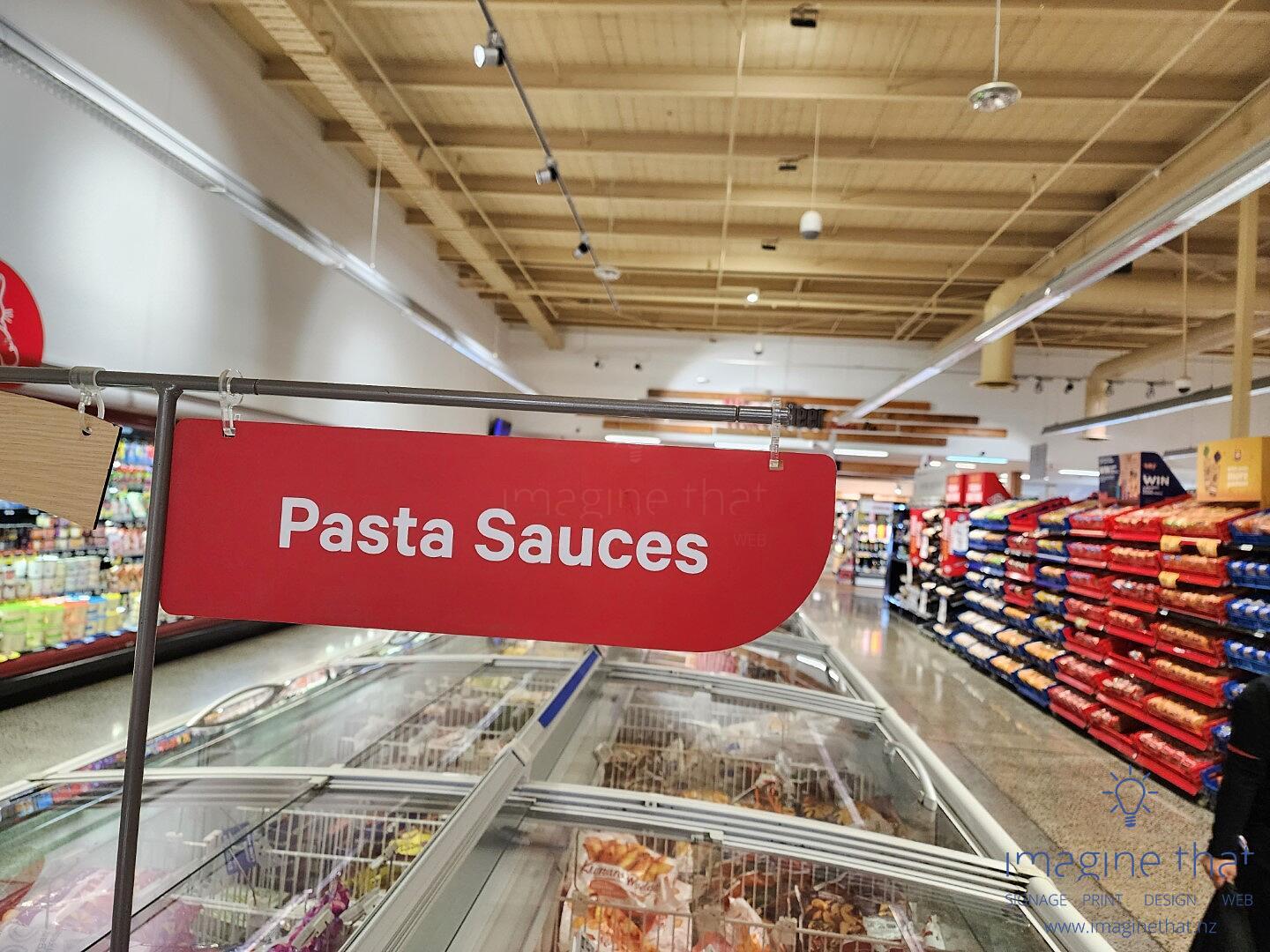 Aisle and Checkout Signage | New World | New Zealand