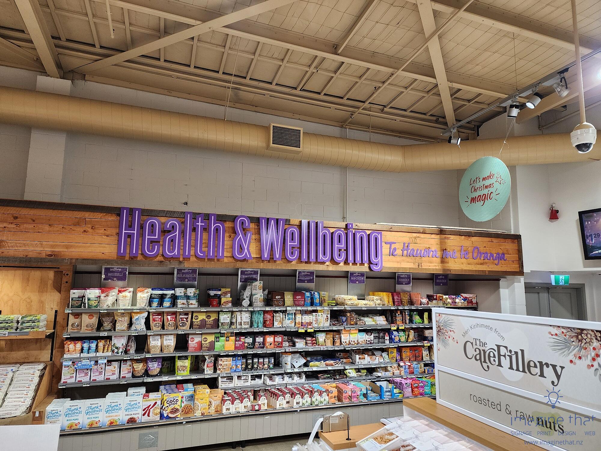 Department Signage | New World | New Zealand