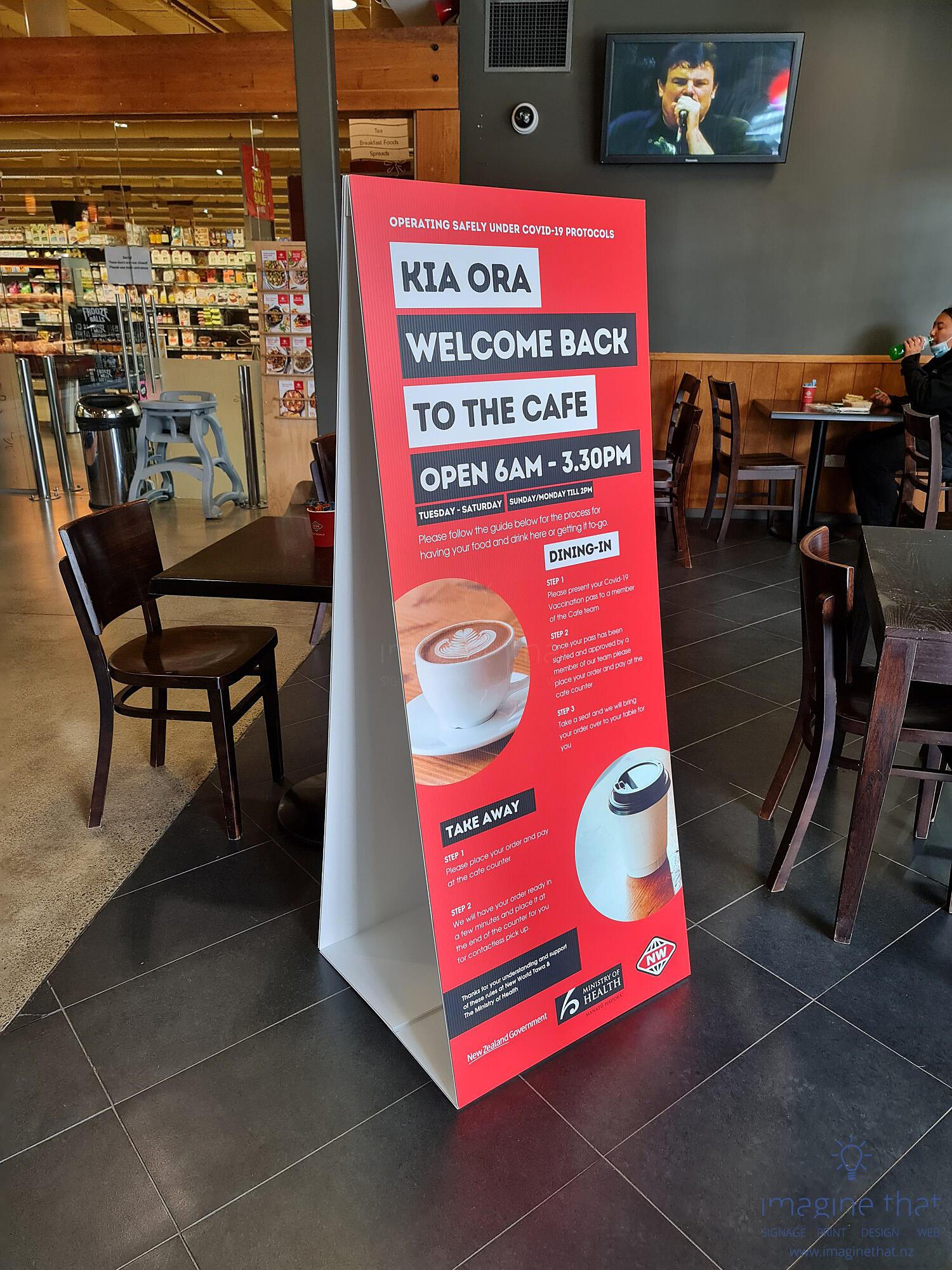 Promotional Signage | New World | New Zealand