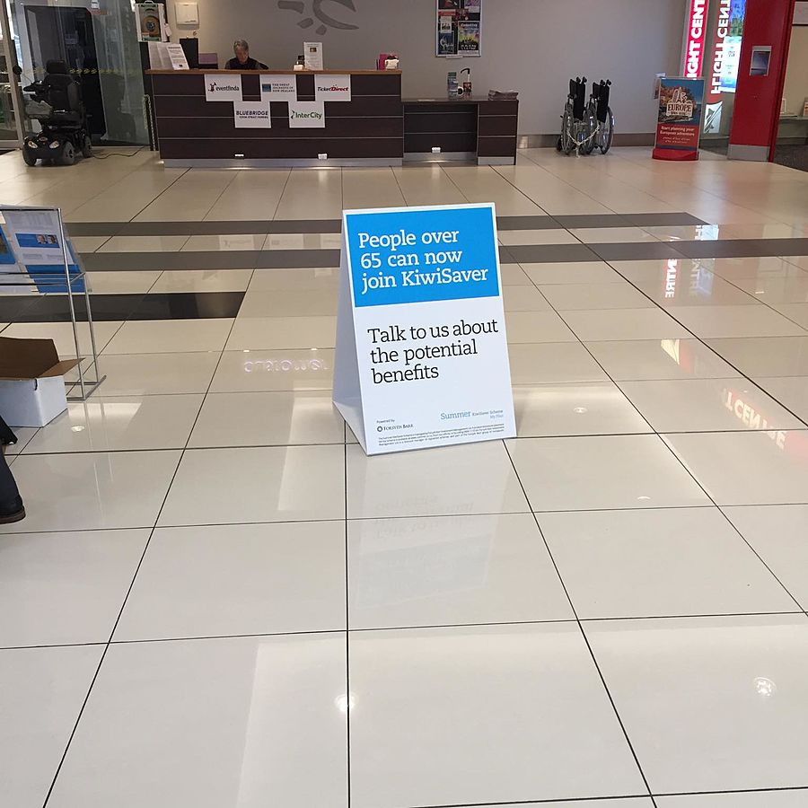 Temporary Corflute A-Frame Footpath Sign | Footpath Signs | New Zealand